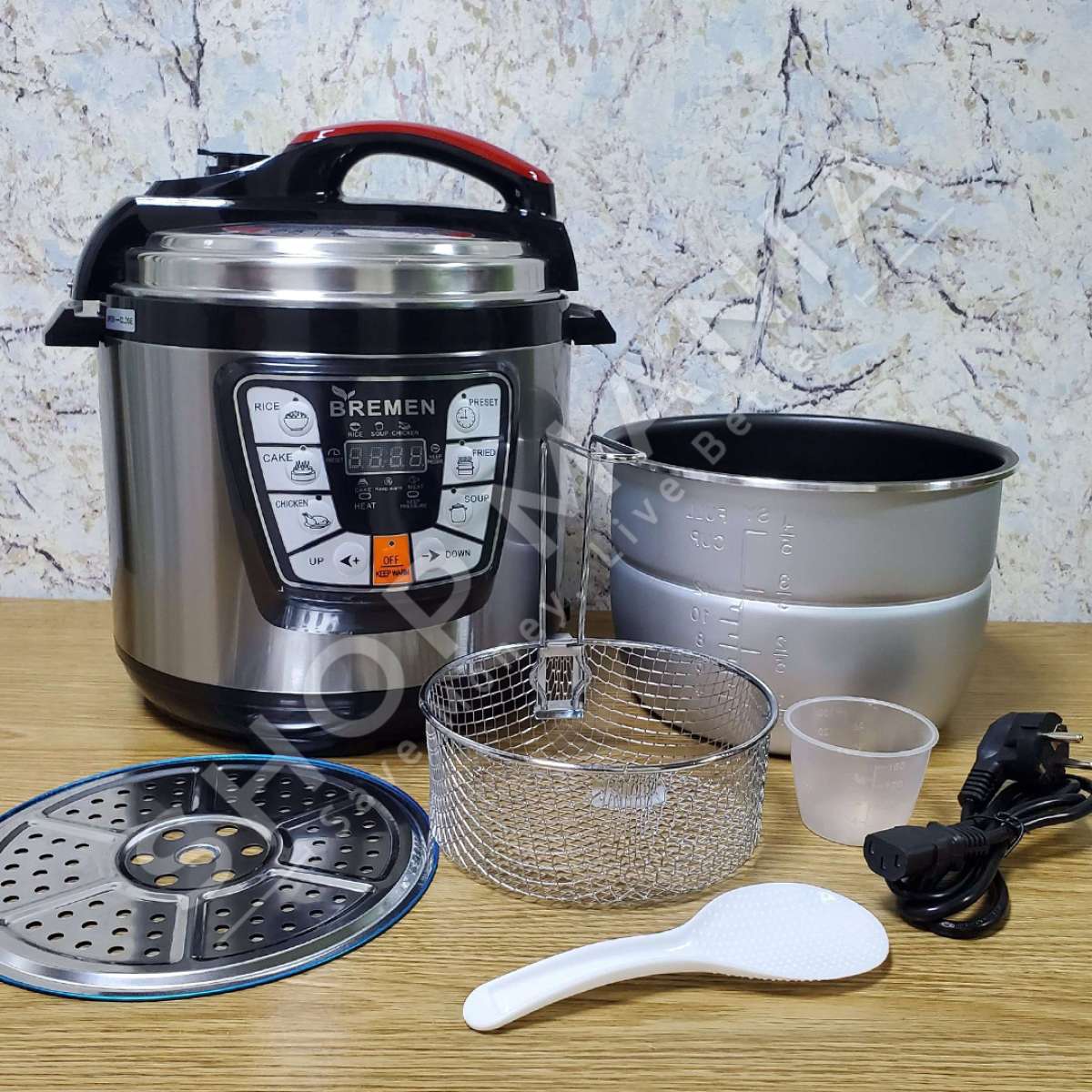 BREMEN - TENXHERE MULTICOOKER ME 10 PROGRAME - 1000W/6L