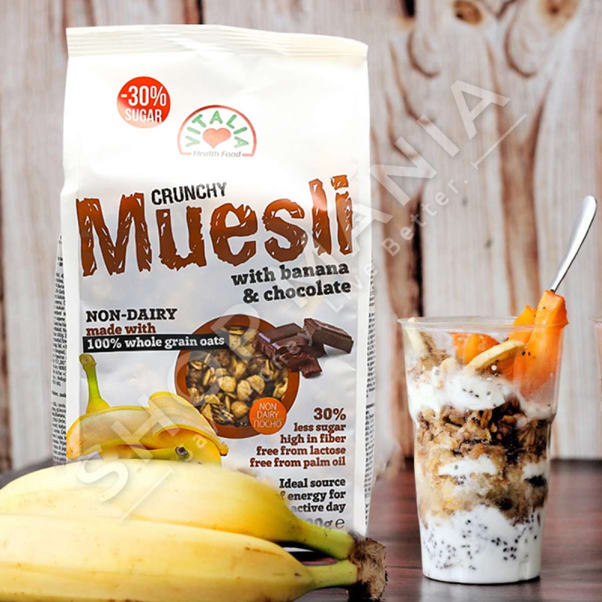 VITALIA - DRITHERA INTEGRALE ME COPEZA BANANE & COKOLLATE - 600G